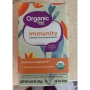 Great Value Immunity Herbal Tea, Dietary Supplement: Calories ...