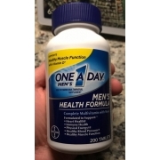 One A Day Men's Health Formula Tablet, Multivitamin: Calories ...