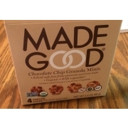Made Good Granola Minis, Chocolate Chip: Calories, Nutrition Analysis ...