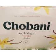 Chobani Greek Yogurt, Blended, Vanilla: Calories, Nutrition Analysis ...