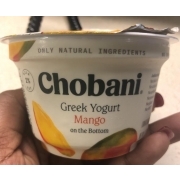 Chobani Yogurt, Greek, Mango: Calories, Nutrition Analysis & More ...