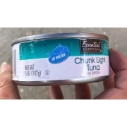 Essential Everyday Chunk Light Tuna In Water: Calories, Nutrition ...