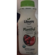 Lifeway Plantiful Probiotic Plant Based Drink, Mixed Berry: Calories ...