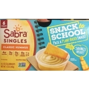 Sabra Hummus, Classic, Singles: Calories, Nutrition Analysis & More ...