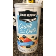 Urban Meadow Quick Oats: Calories, Nutrition Analysis & More | Fooducate