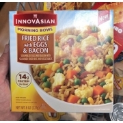 InnovAsian Fried Rice, With Egg & Bacon, Morning Bowl: Calories ...