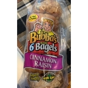 Bubba's Cinnamon Raisin Bagels: Calories, Nutrition Analysis & More ...