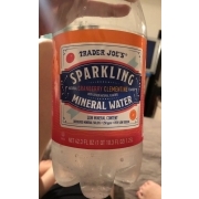 Trader Joe's Sparkling Mineral Water, Cranberry Clementine: Calories, Nutrition Analysis & More ...