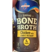 Swanson Sipping Bone Broth, Chicken With Lemon & Rosemary: Calories ...