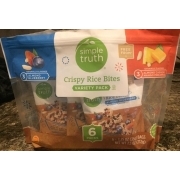 Simple Truth Crispy Rice Bites, Variety Pack: Calories, Nutrition ...
