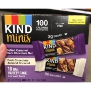 Kind Mini Bars, Variety Pack: Calories, Nutrition Analysis & More ...