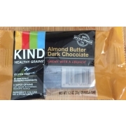 Kind Granola Bar, Almond Butter Dark Chocolate: Calories, Nutrition ...