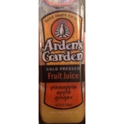 Arden's Garden Cold Pressed Fruit Juice, Pineapple Apple Ginger ...