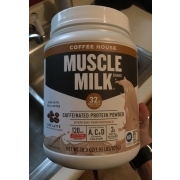 Muscle Milk Brand Caffeinated Protein Powder, Coffee House, Cafe Latte ...