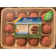 Pure Farmland Plant Based Meatballs, Homestyle: Calories, Nutrition ...
