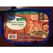 Great Value Thin Sliced, Turkey Breast, Mesquite Smoked: Calories ...