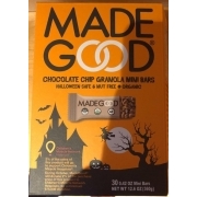 Made Good Granola Mini Bars, Chocolate Chip: Calories, Nutrition ...