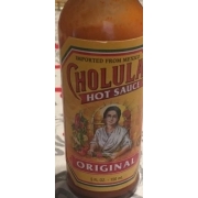 Cholula Hot Sauce, Original: Calories, Nutrition Analysis & More ...