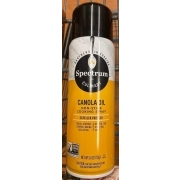 Spectrum Canola Spray Oil, High Heat: Calories, Nutrition Analysis ...
