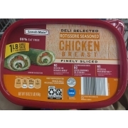 Lunch Mate Chicken Breast, Rotisserie Seasoned, Finely Sliced: Calories ...
