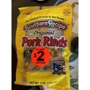 Southern Recipe Pork Rinds, Original: Calories, Nutrition Analysis ...