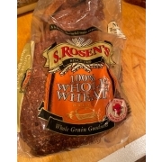 S. Rosen's Bread, 100% Whole Wheat: Calories, Nutrition Analysis & More ...