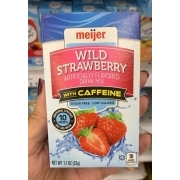 Meijer Drink Mix, Wild Strawberry: Calories, Nutrition Analysis & More ...