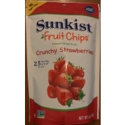 Sunkist Fruit Chips Freeze Dried Fruit, Crunchy Strawberries: Calories ...