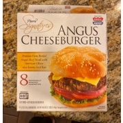 Pierre Signatures Angus Cheeseburger: Calories, Nutrition Analysis ...