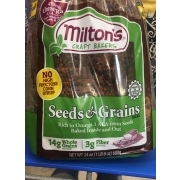 Milton's Craft Bakers, Seeds & Grains Bread: Calories, Nutrition ...