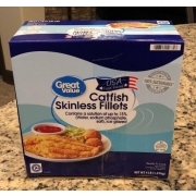 Great Value Catfish, Skinless Fillets: Calories, Nutrition Analysis ...