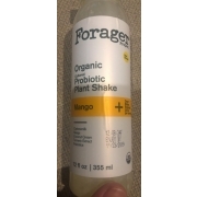 Forager Project Probiotic Plant Shake, Mango, Organic: Calories ...