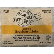 The Original Brat Hans Skinless Chicken Breakfast Links: Calories ...