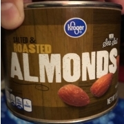 Kroger Almonds, Salted: Calories, Nutrition Analysis & More | Fooducate