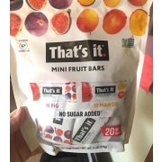 That's it Fruit Bars, Mini, Mango, Apples: Calories, Nutrition Analysis ...