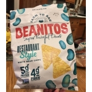 Beanitos Restaurant Style White Bean with Sea Salt: Calories, Nutrition ...