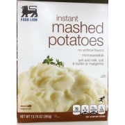 Food Lion Instant Mashed Potatoes: Calories, Nutrition Analysis & More ...