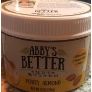 Abby's Better Nut Butter, Honey Almond: Calories, Nutrition Analysis ...