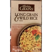 Earthly Grains Long Grain & Wild Rice Mix: Calories, Nutrition Analysis ...