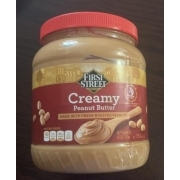 First Street Creamy Peanut Butter: Calories, Nutrition Analysis & More ...