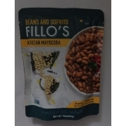 Fillo's Beans And Sofrito, Mexican Mayocoba: Calories, Nutrition ...