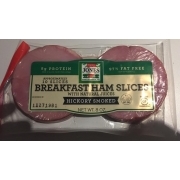 Jones Breakfast Ham Slices, Hickory Smoked: Calories, Nutrition ...