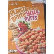 Millville Cereal, Peanut Butter & Jelly Puffs: Calories, Nutrition ...