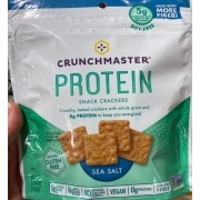 Crunch Master Snack Crackers, Protein, Sea Salt: Calories, Nutrition ...