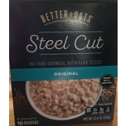 Better Oats Oats, Steel Cut, Original: Calories, Nutrition Analysis ...