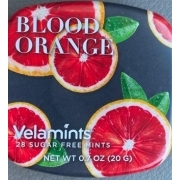 Velamints Blood Orange, Sugar Free Mints: Calories, Nutrition Analysis ...