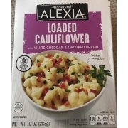Alexia Loaded Cauliflower: Calories, Nutrition Analysis & More | Fooducate