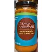 Simply Balanced Simmer Sauce, Butter Chicken Curry: Calories, Nutrition ...