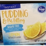 Kroger Pudding & Pie Filling, Instant, Lemon: Calories, Nutrition ...
