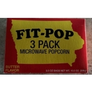 Fit-Pop Popcorn, Butter: Calories, Nutrition Analysis & More | Fooducate